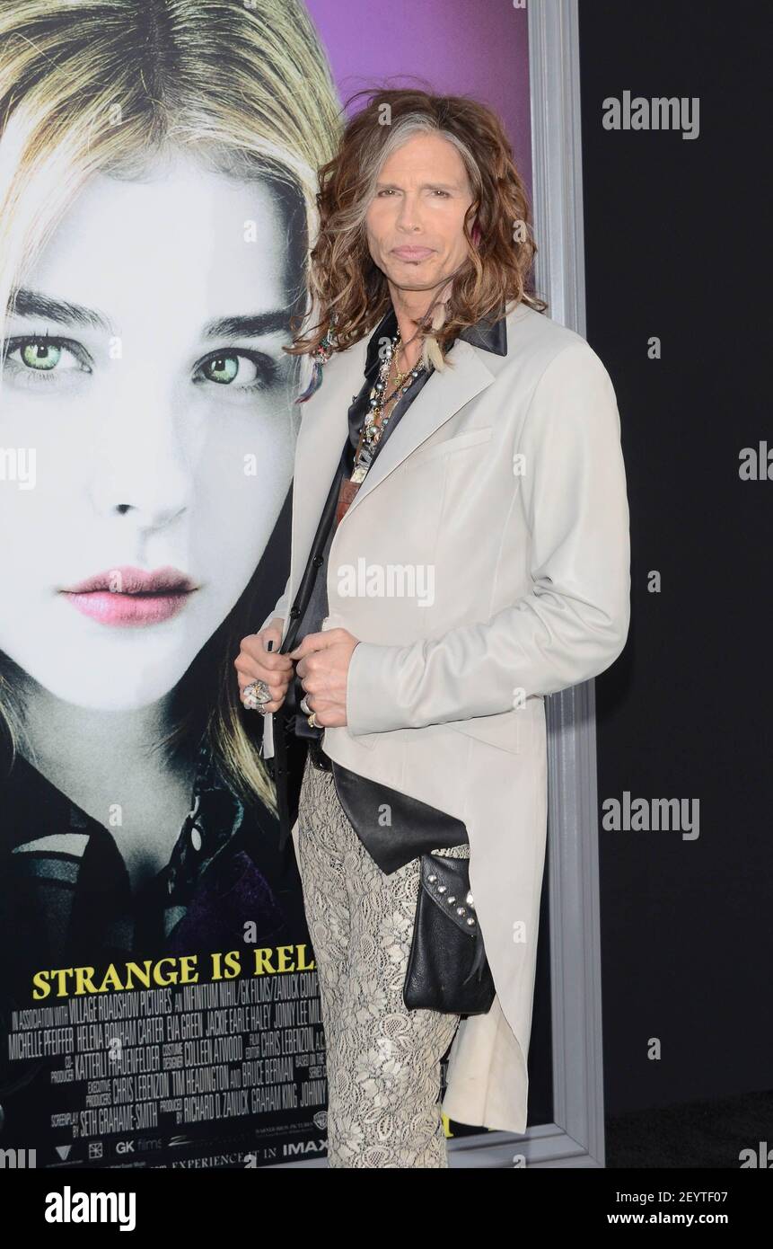 Steven Tyler. 7 May 2012, Hollywood, California. 'Dark Shadows' World ...