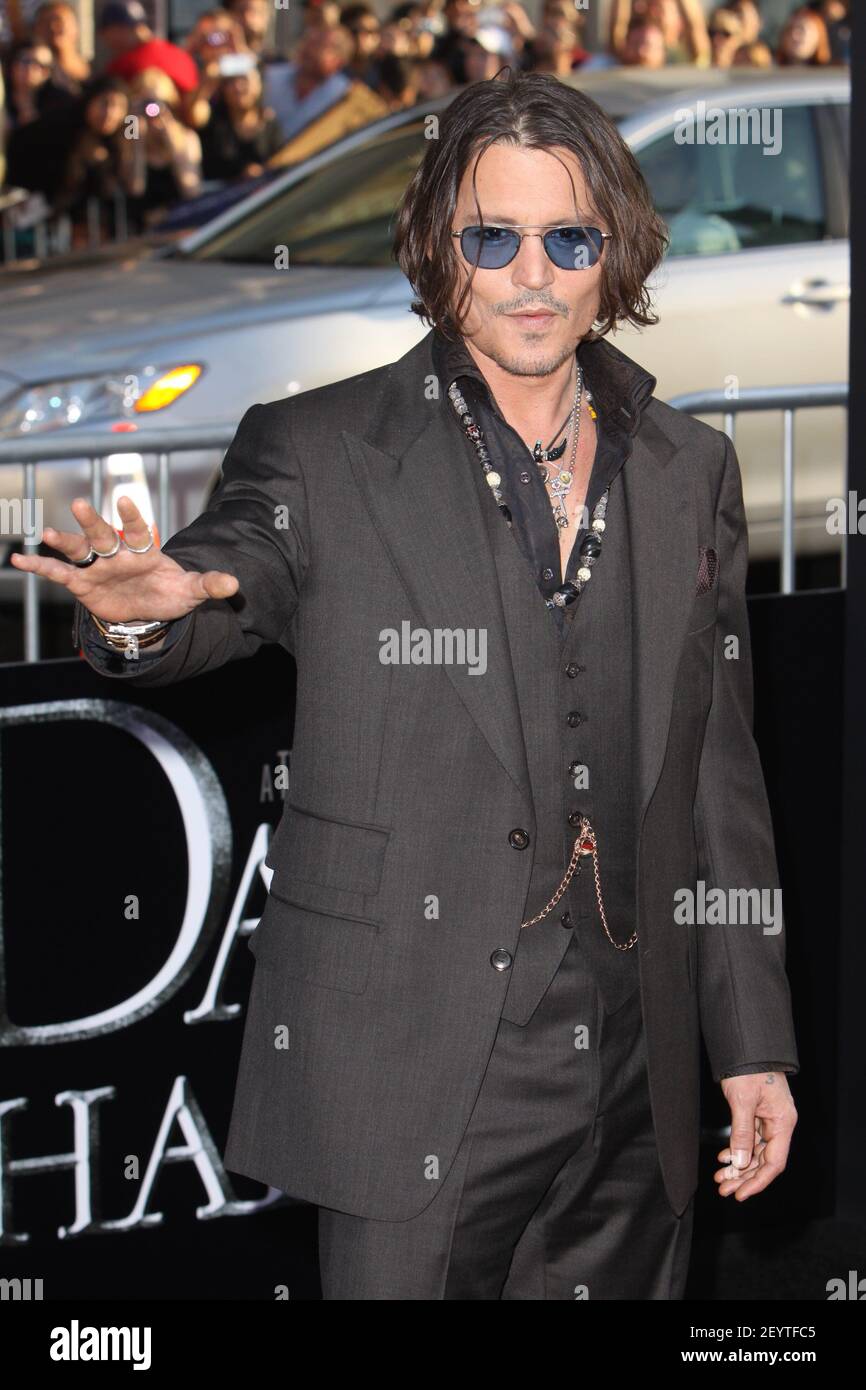7 May 2012 - Hollywood, California - Johnny Depp. "Dark Shadows" Los ...
