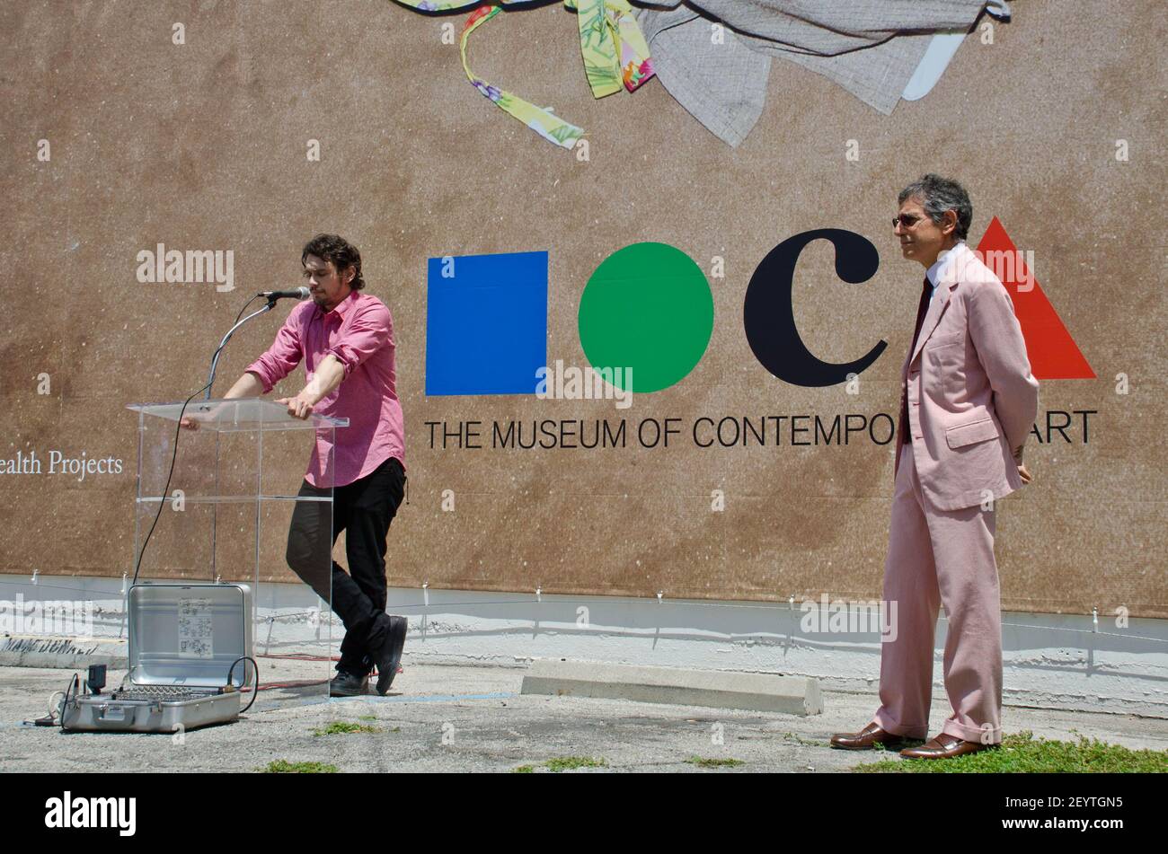 James Franco and Jeffrey Deitch. 12 May 2012, Los Angeles, California ...