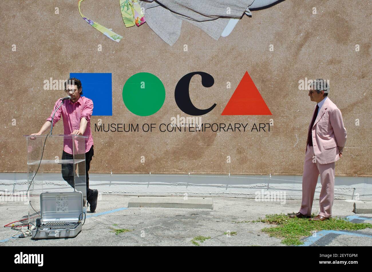 James Franco and Jeffrey Deitch. 12 May 2012, Los Angeles, California ...