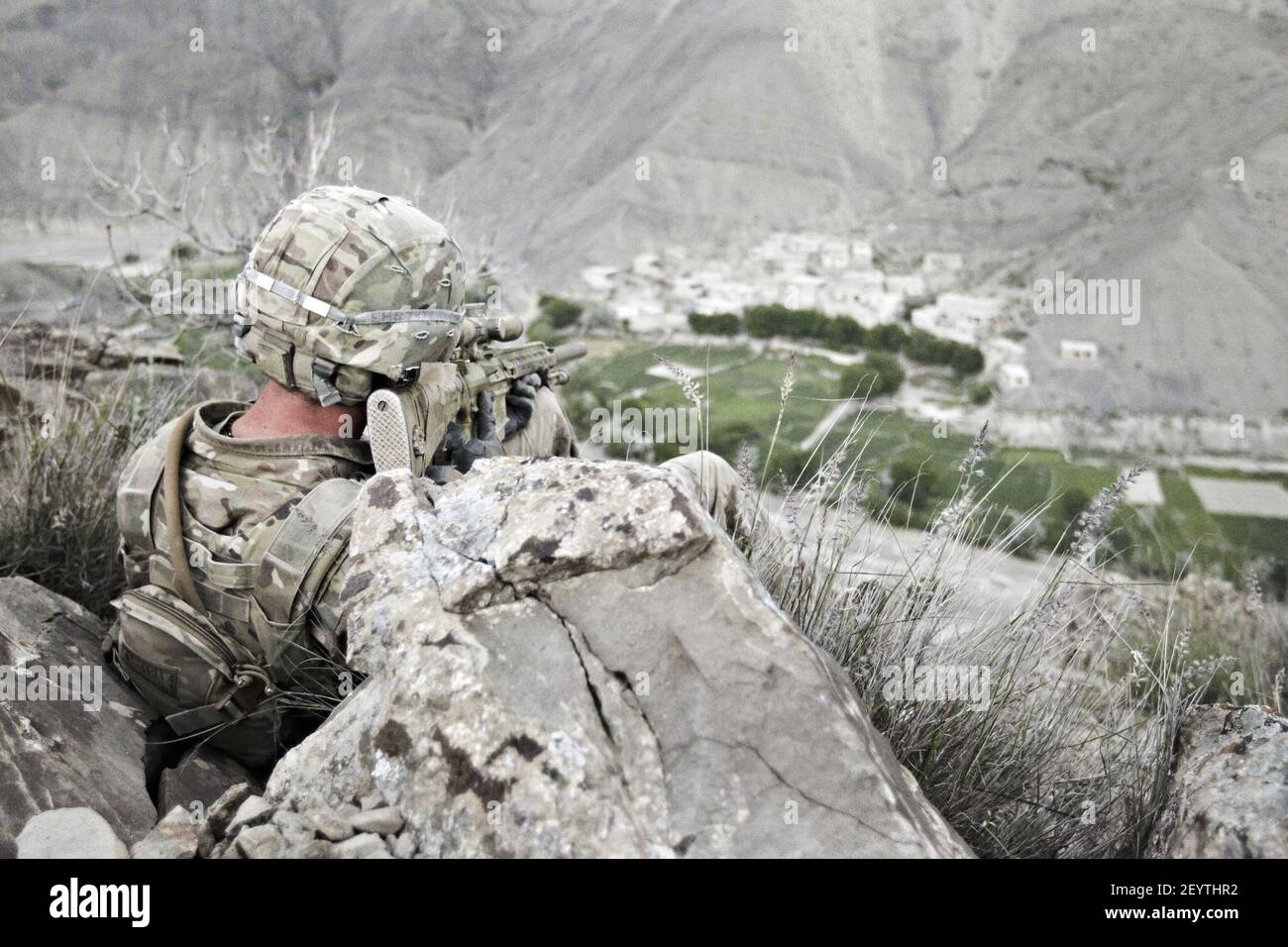 17 May 2012 - Khost, Afghanistan - US Army sniper provides security ...