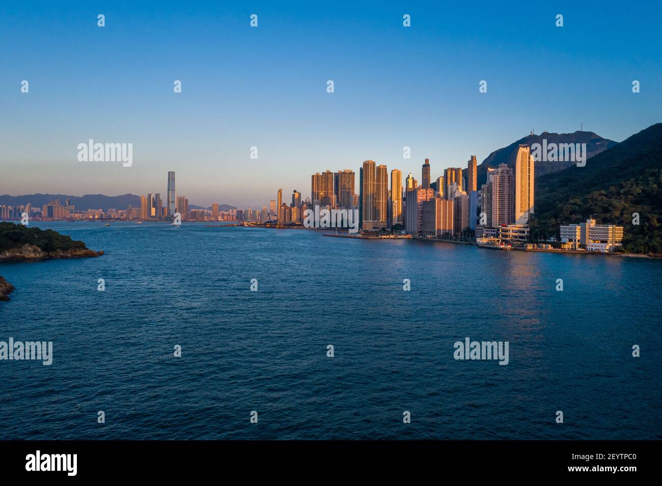 Private housing of Hong Kong from drone view Stock Photo - Alamy