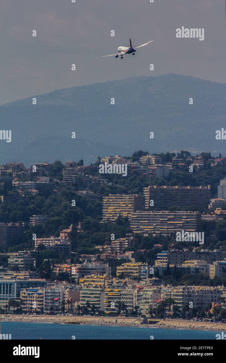 Urban scene from the street of Nice, France Stock Photo - Alamy