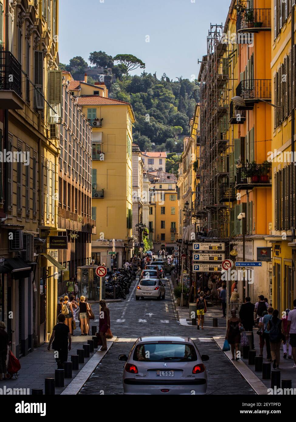 Urban scene from the street of Nice, France Stock Photo - Alamy