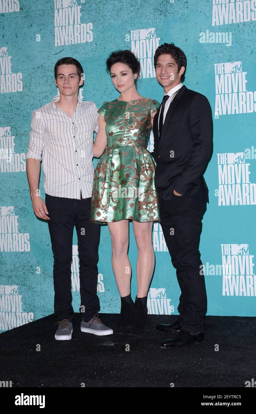 Crystal Reed, Tyler Posey and Dylan O'Brien. 3 June, 2012, Universal ...