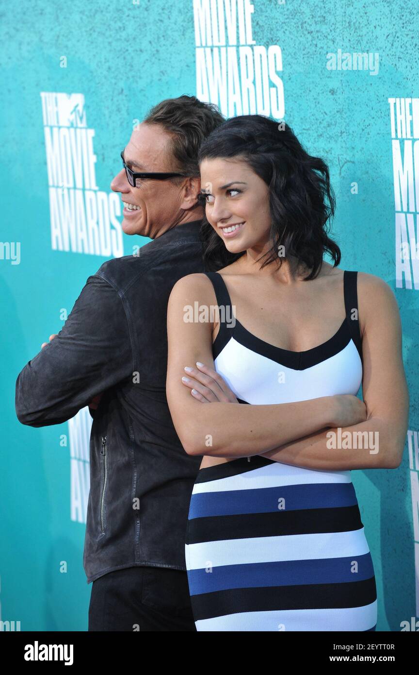 Jean Claude Van Damme and daughter. 3 June, 2012, Universal City ...