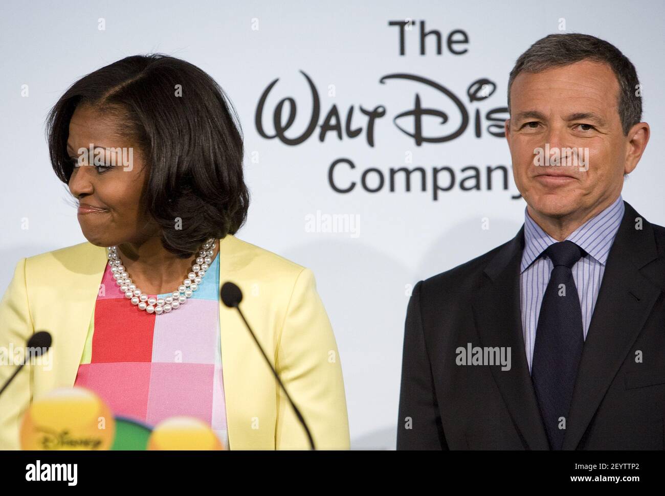 5 June 2012 - Washington, D.C. - First Lady Michelle Obama and Disney ...