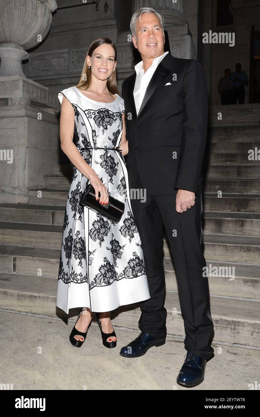 07 June 2012 - New York - (L-R) Actress Hilary Swank and Robert Duffy ...