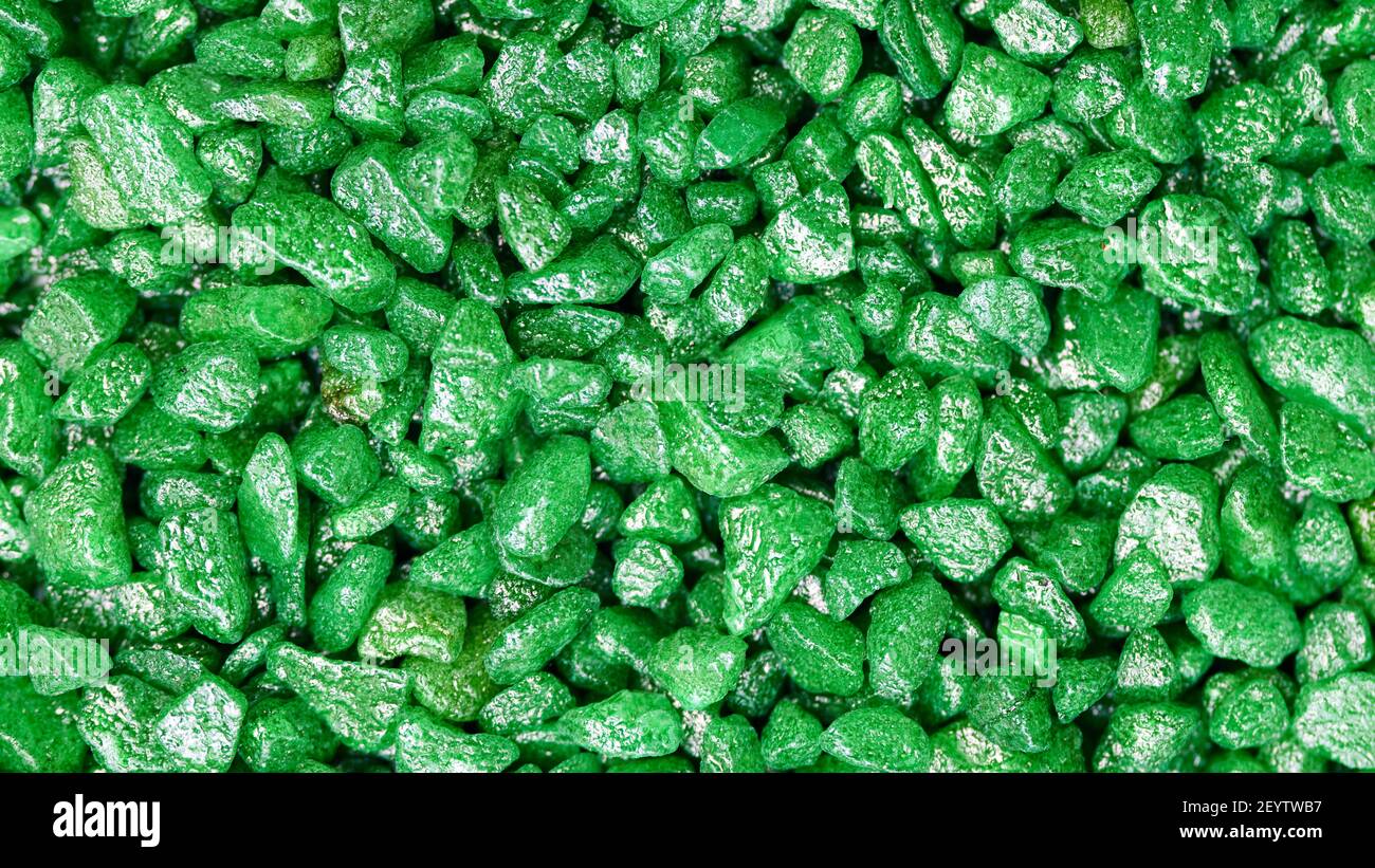 Emerald gemstone fake pattern. Green glitter stones for garden ...