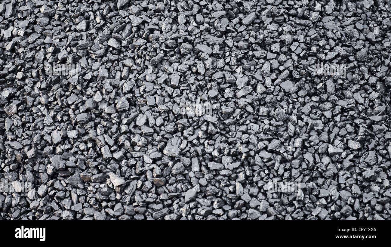 Natural hard coal texture for background. Coal industry. Template, top ...