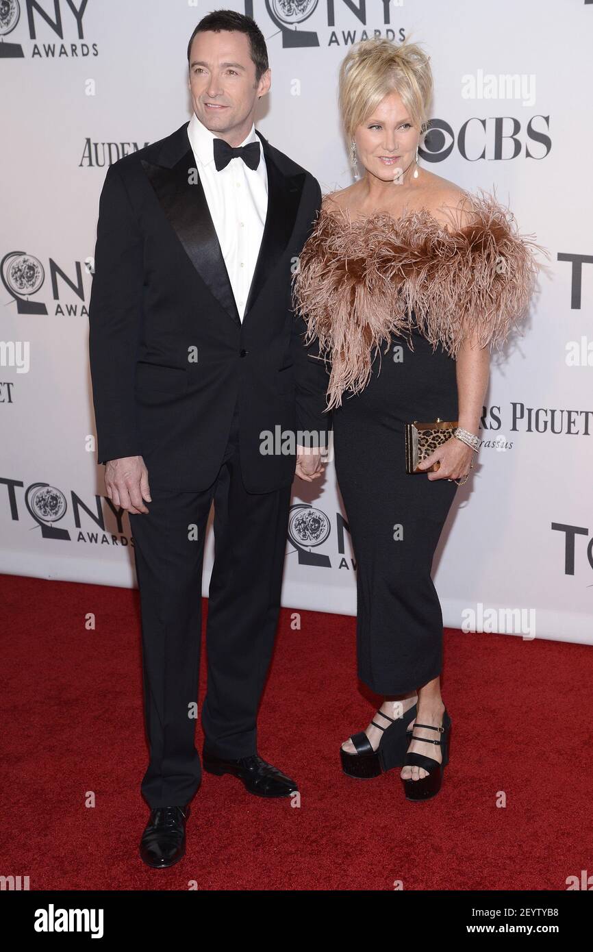 10 June 2012 - New York - (L-R) Hugh Jackman and his wife Deborra-Lee ...