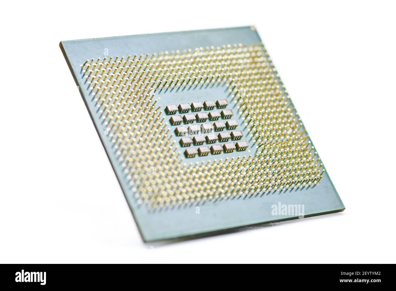 CPU, central processor unit, isolated background. Main electronic circuitry for computer ...