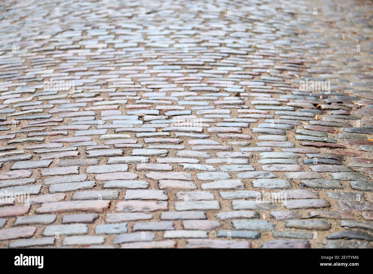 Paving stones at city street. Old german pavement stones texture ...