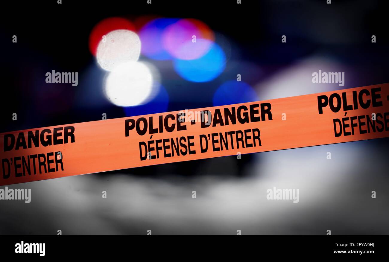 Crime scene evidence quebec hi-res stock photography and images - Alamy