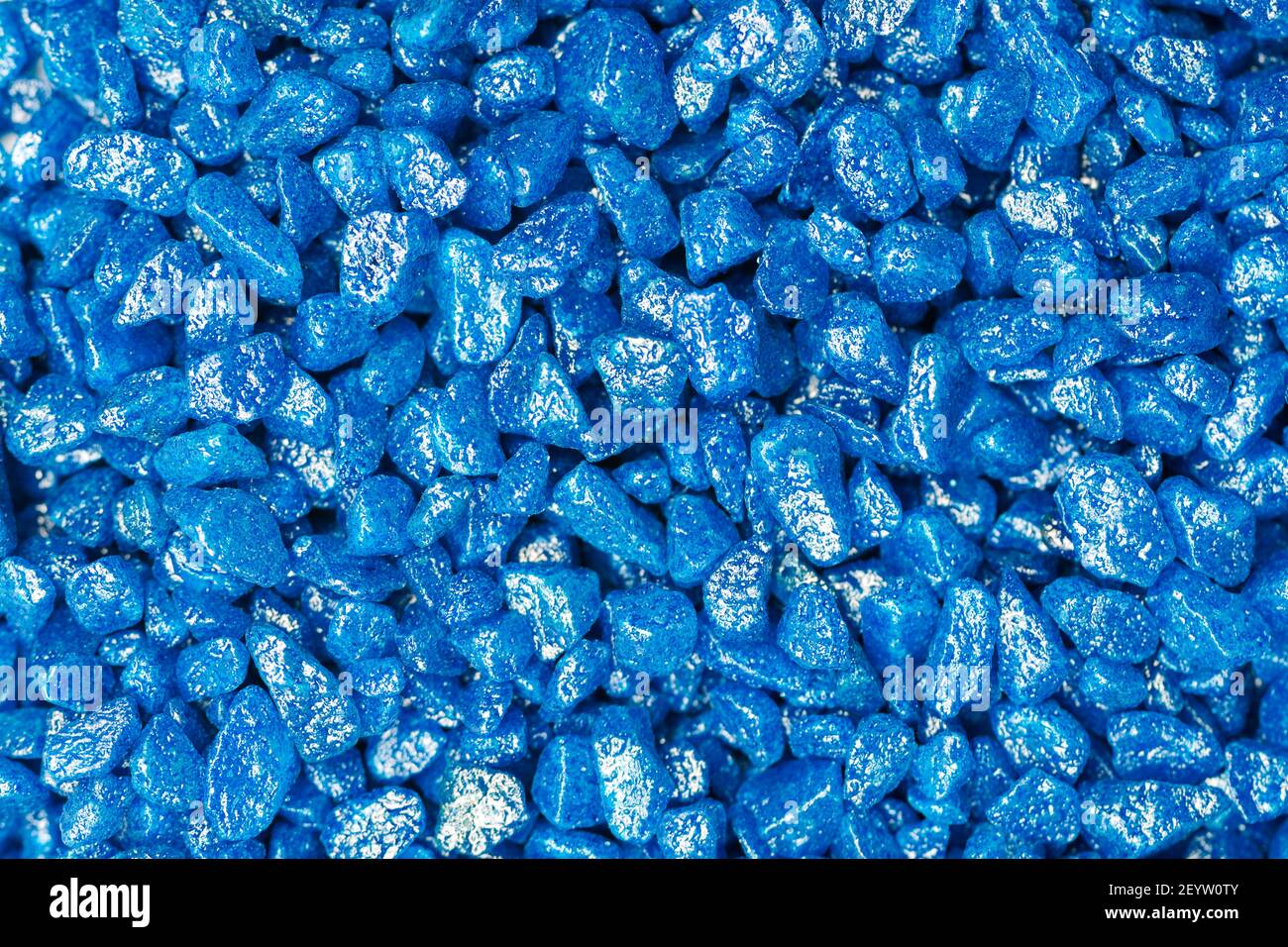 Light blue gemstone fake pattern. Blue glitter stones for garden ...