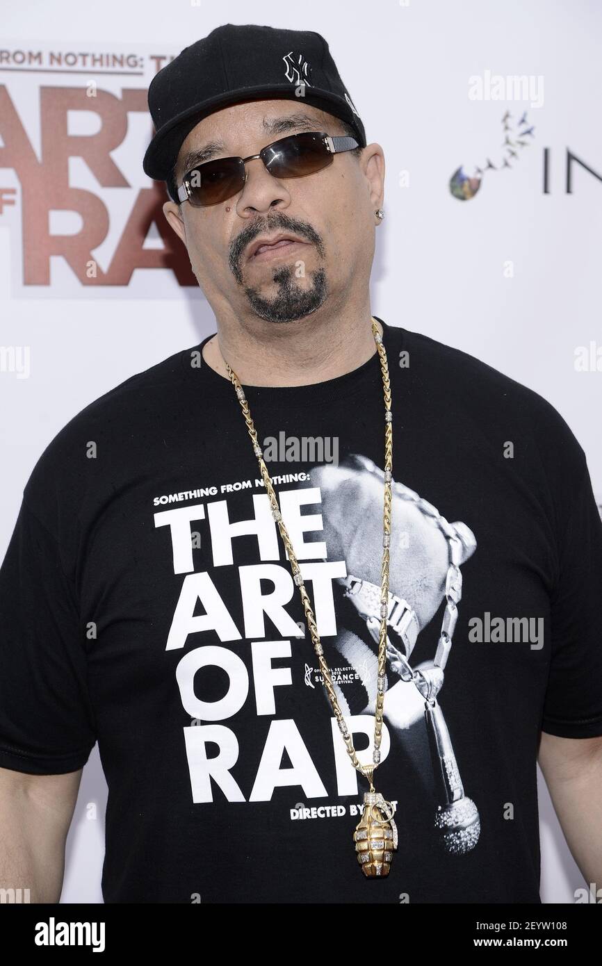 12 June 2012 - New York -Ice-T attends the 'Something From Nothing: The ...