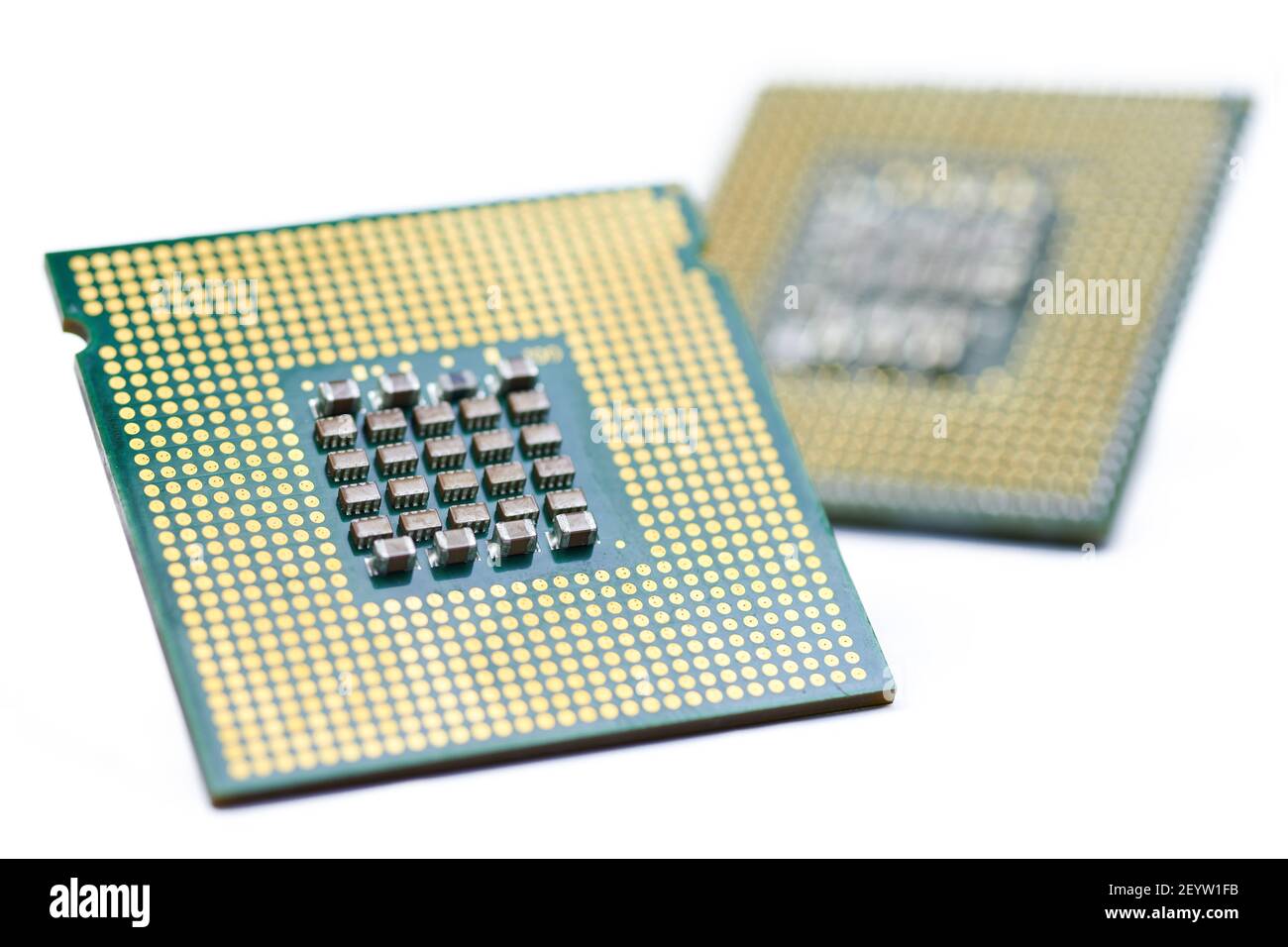 CPU, central processor unit, isolated background. Bunch of main electronic circuitry for ...