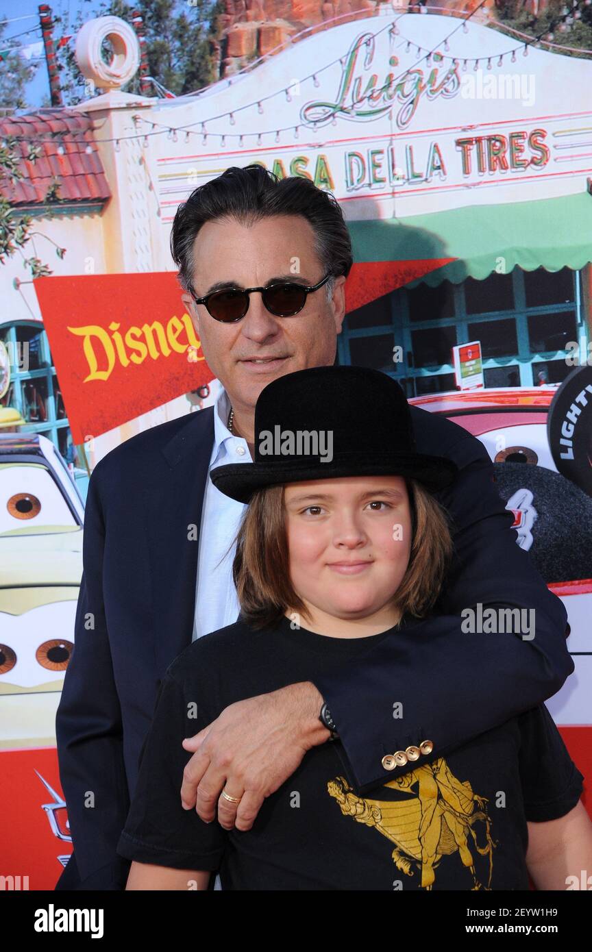 Andy Garcia and son Andres Garcia Lorido. 13 June, 2012, Anaheim ...