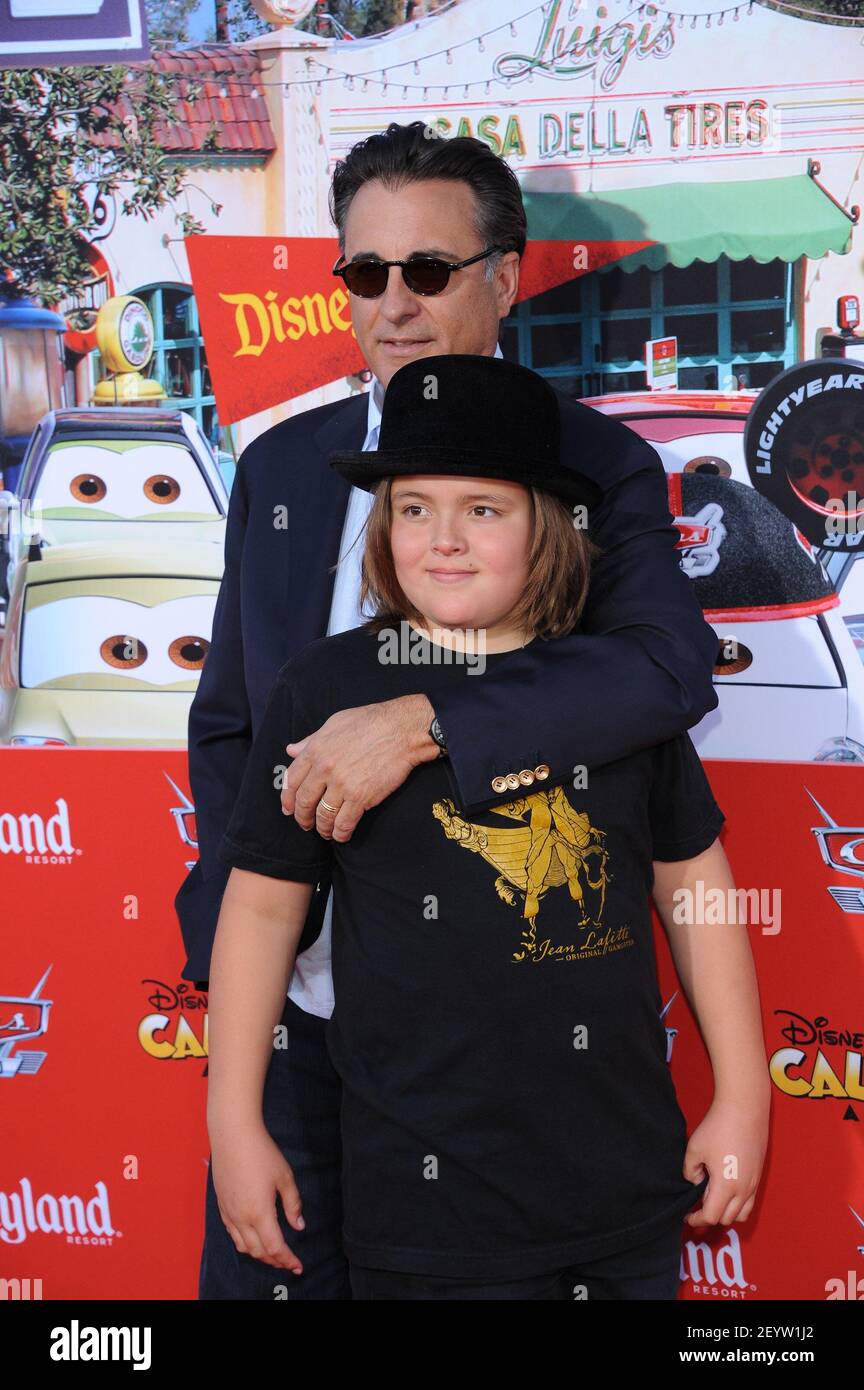 Andy Garcia and son Andres Garcia Lorido. 13 June, 2012, Anaheim ...
