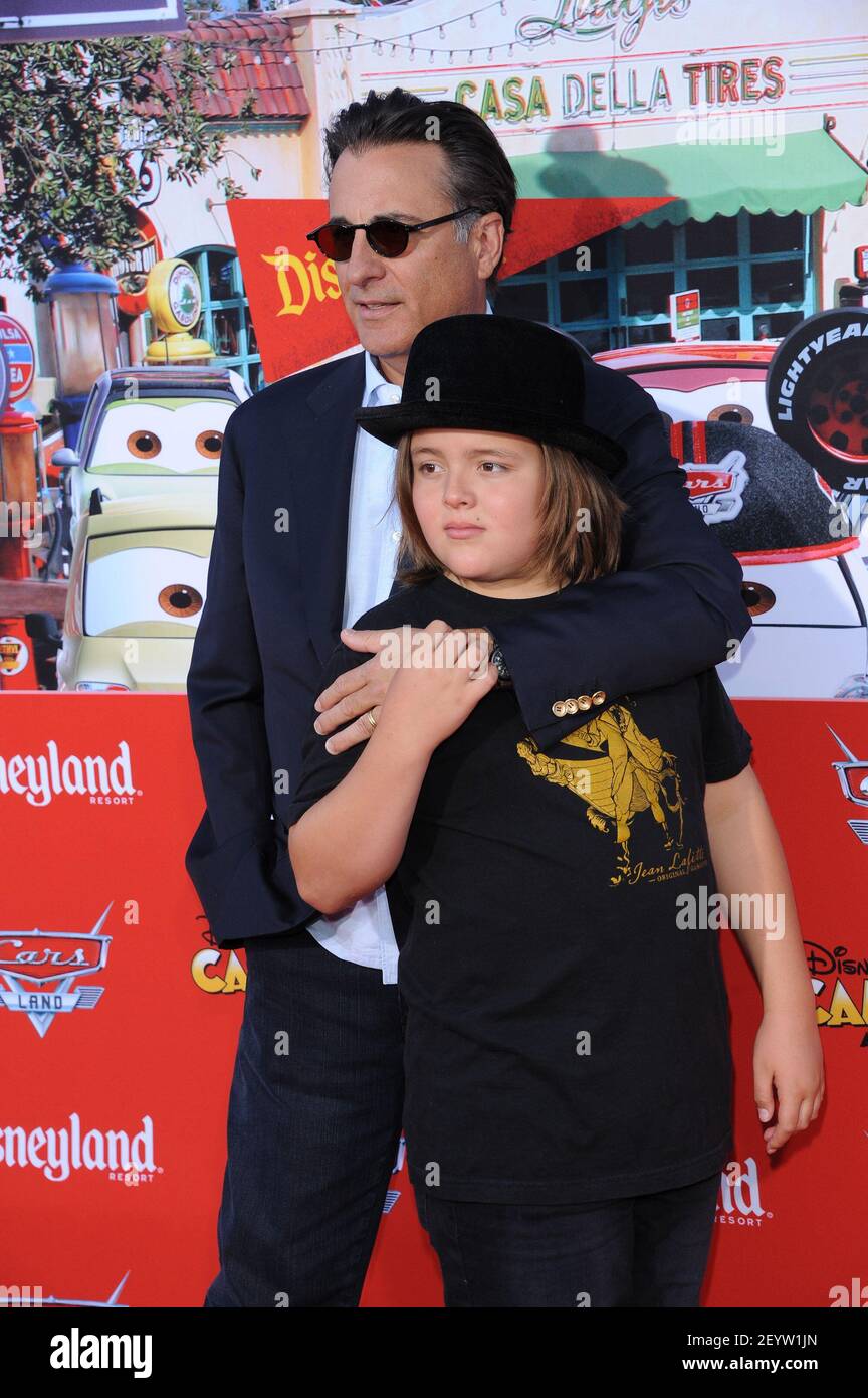 Andy Garcia and son Andres Garcia Lorido. 13 June, 2012, Anaheim ...
