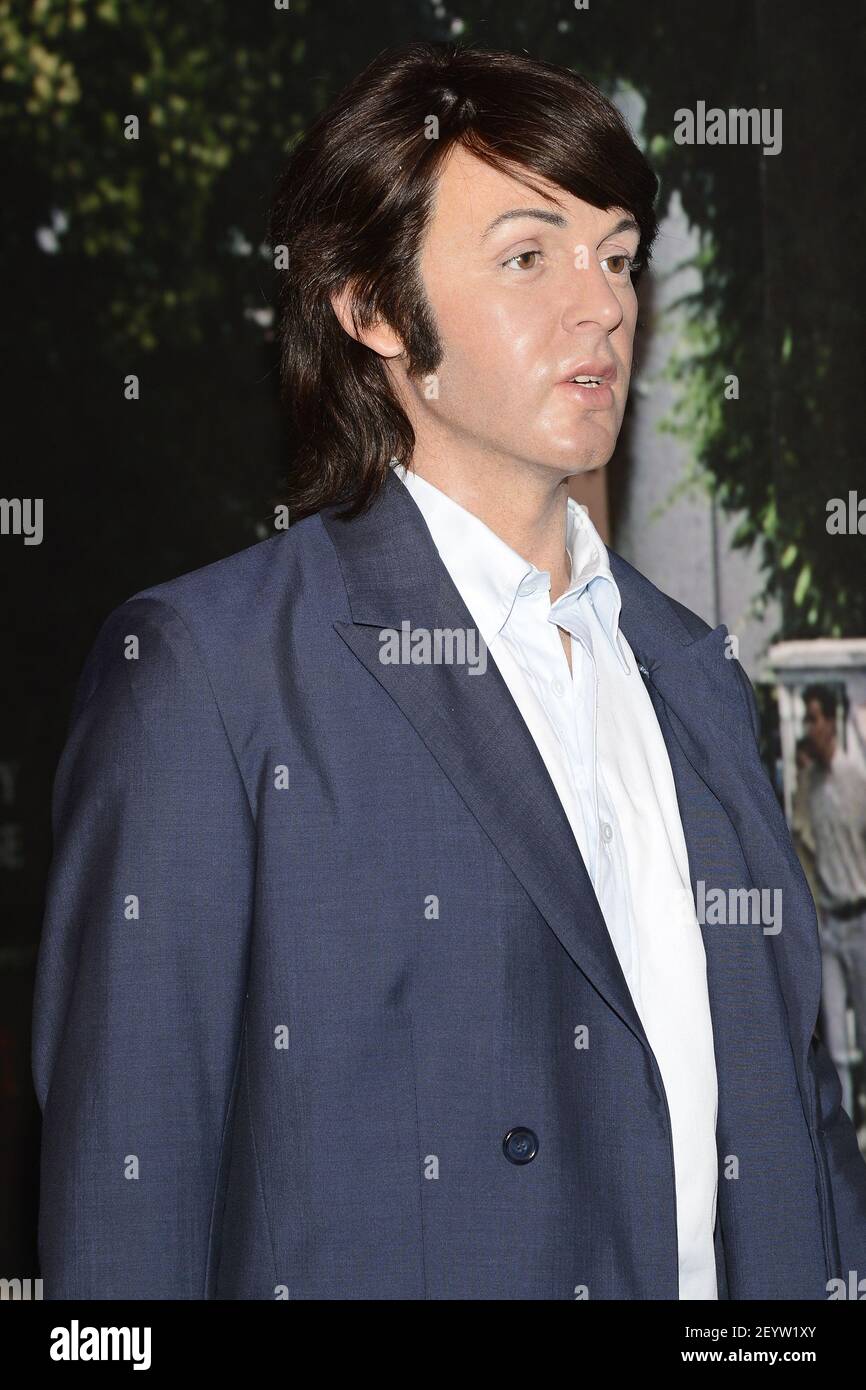 14 June 2012 - New York - The Beatles Wax figure of Paul McCartney ...