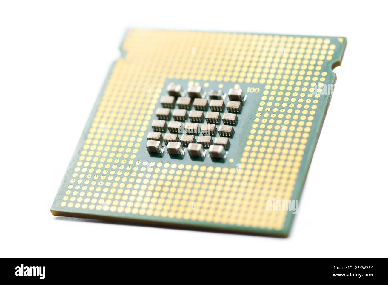CPU, central processor unit, isolated background. Main electronic circuitry for computer ...