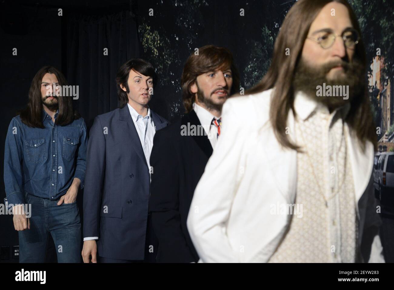 John Lennon Beard Abbey Road