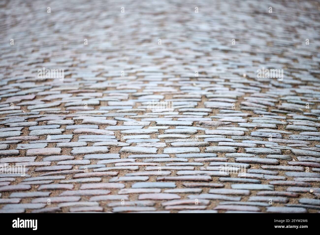 Paving stones at city street. Old german pavement stones texture ...