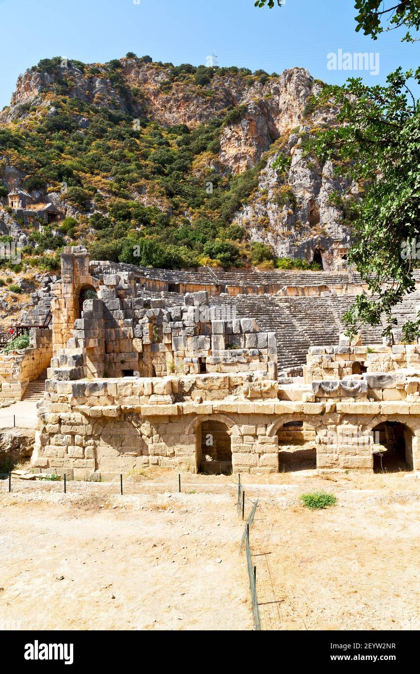 Necropolis tomb turkey europe old roman Stock Photo - Alamy