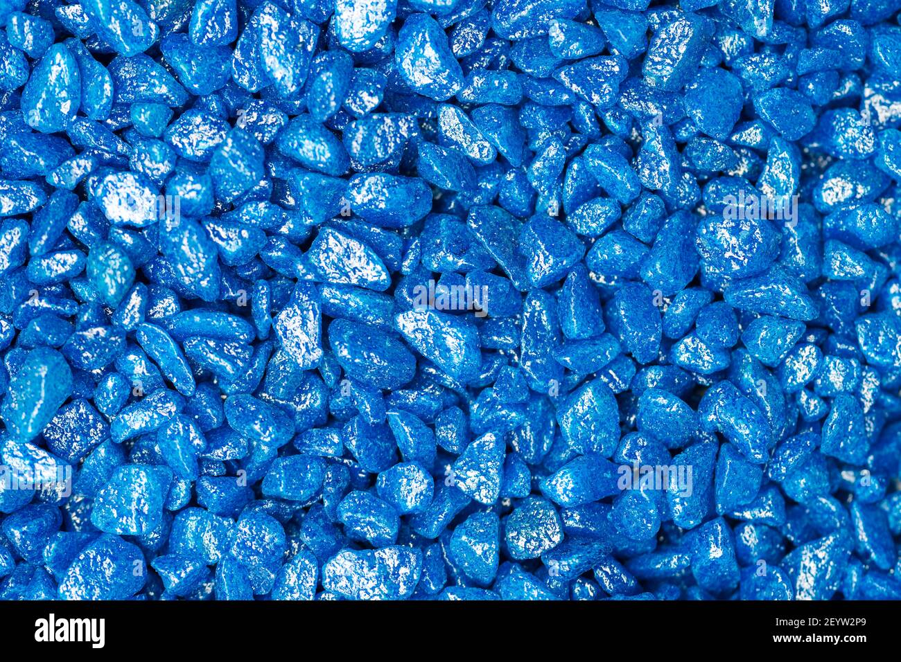 Light blue gemstone fake pattern. Blue glitter stones for garden ...