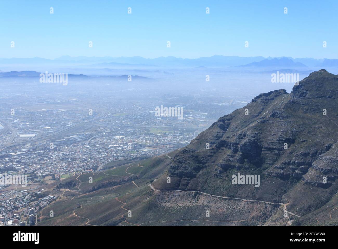 View from Table Mountain, Cape Town, South Africa Stock Photo - Alamy