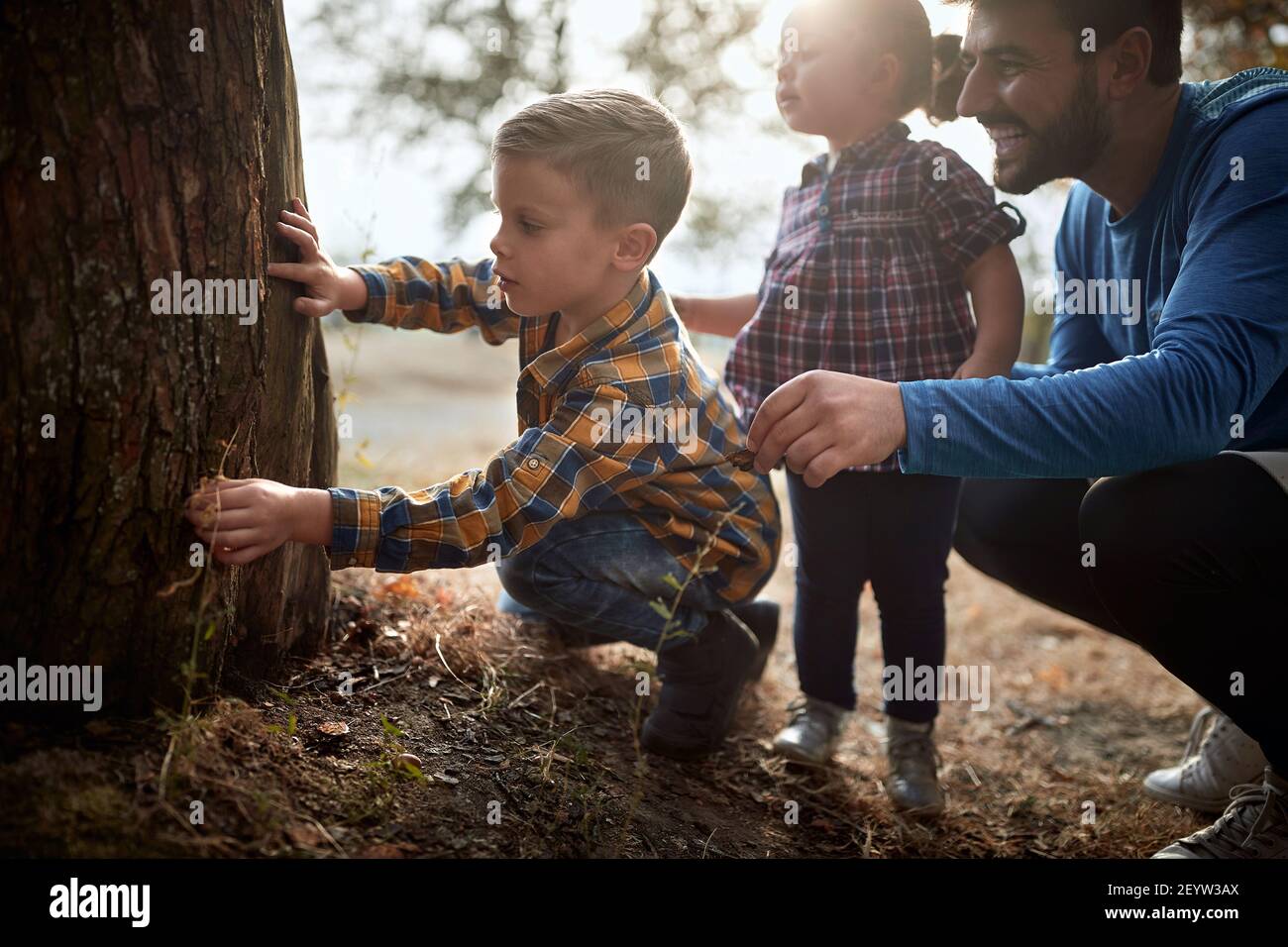 Children in nature hi-res stock photography and images - Alamy