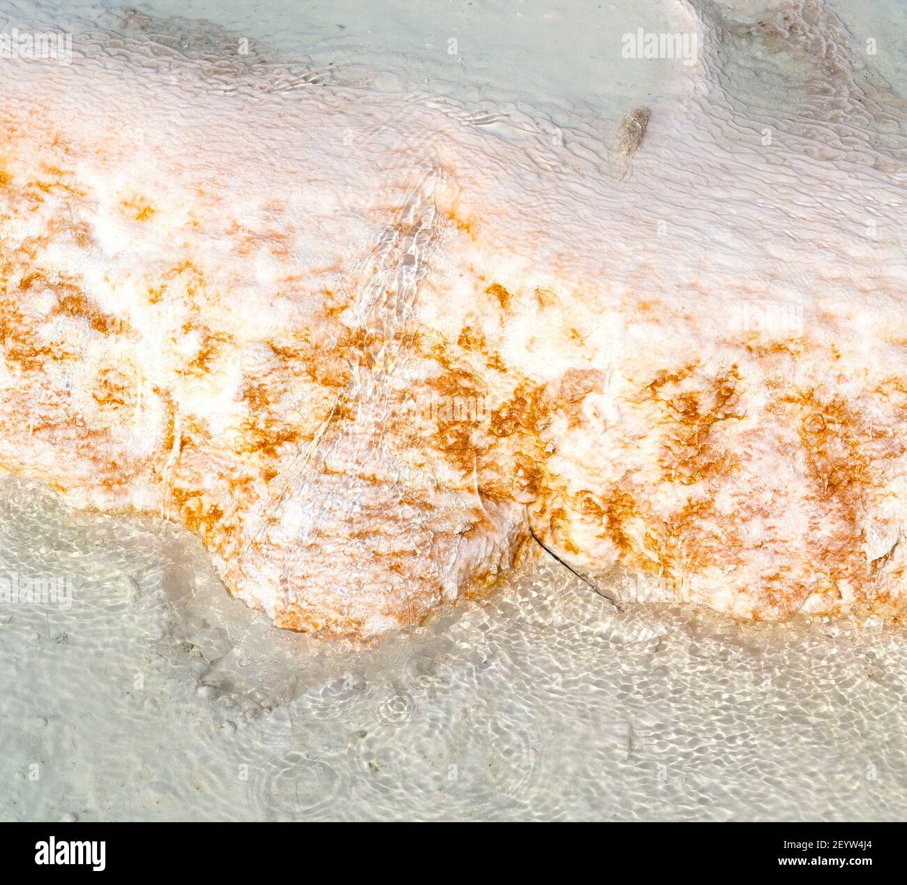 Abstract in pamukkale turkey asia the old calcium bath and travertine ...