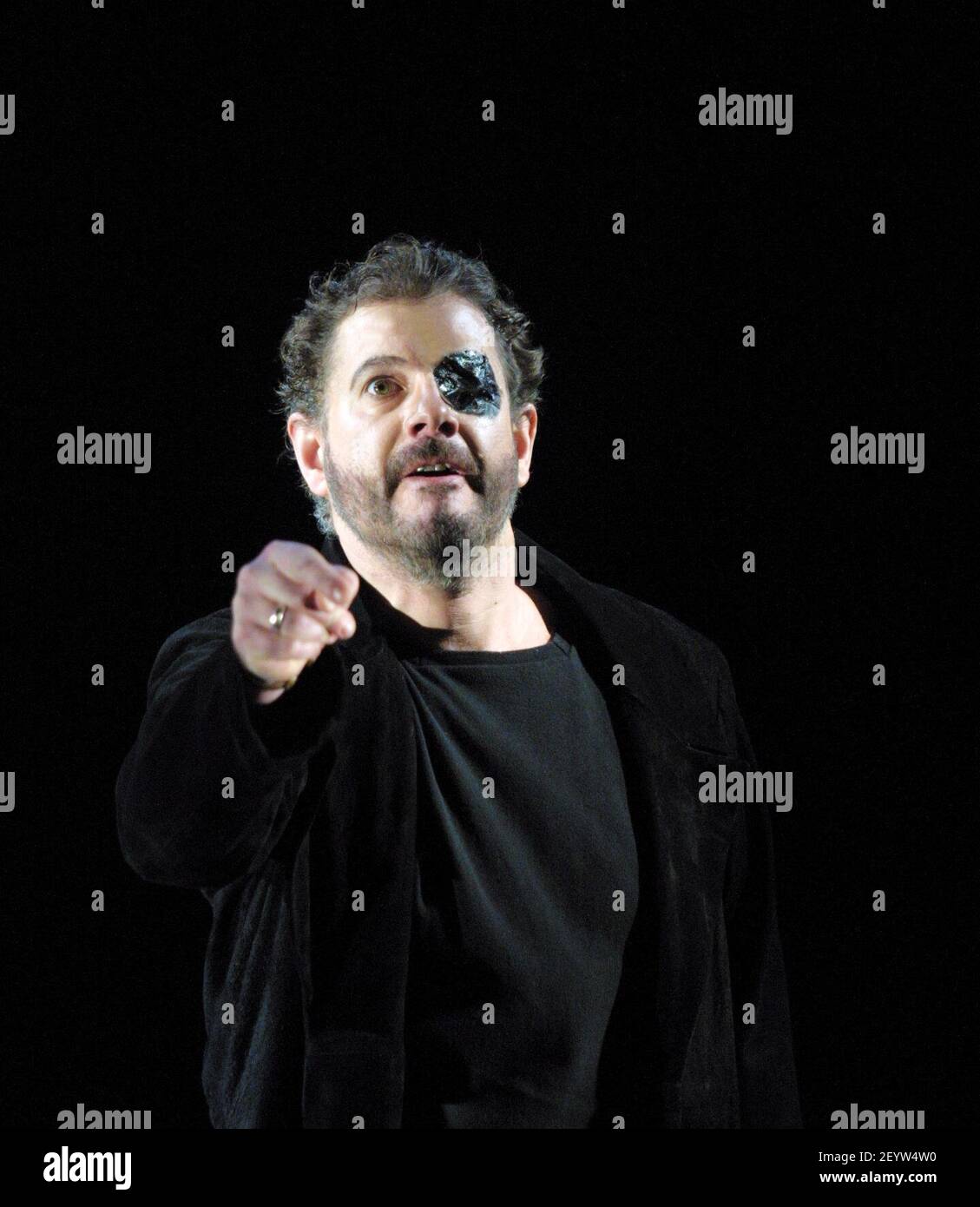 Robert Hayward (Wotan) in a staged concert performance of THE VALKYRIE ...