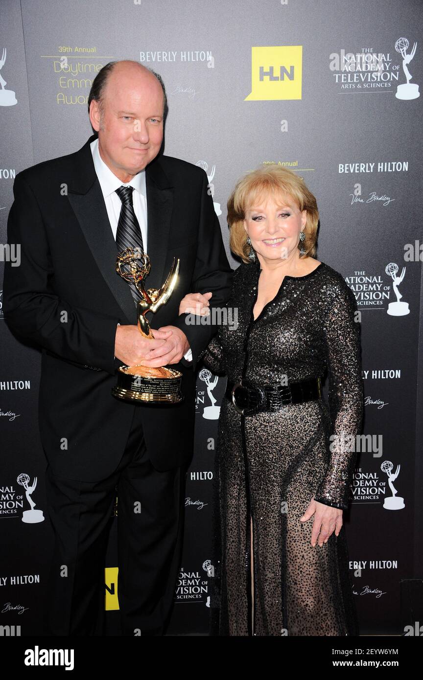 Bill Geddie and Barbara Walters. 23 June, 2012, Beverly Hills ...