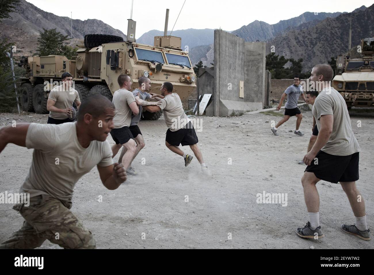 27 June 2012 - Kunar Province, Afghanistan - In Kunar's Pech River ...
