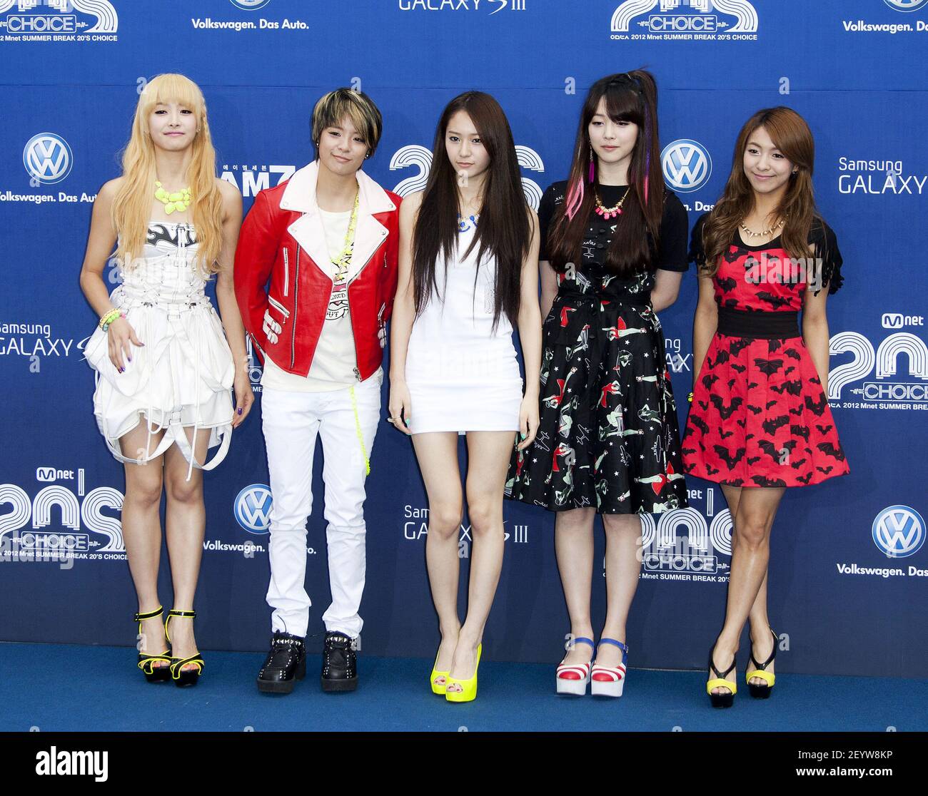 28 June 2012 - Seoul, South Korea : South Korean girl group F(x ...