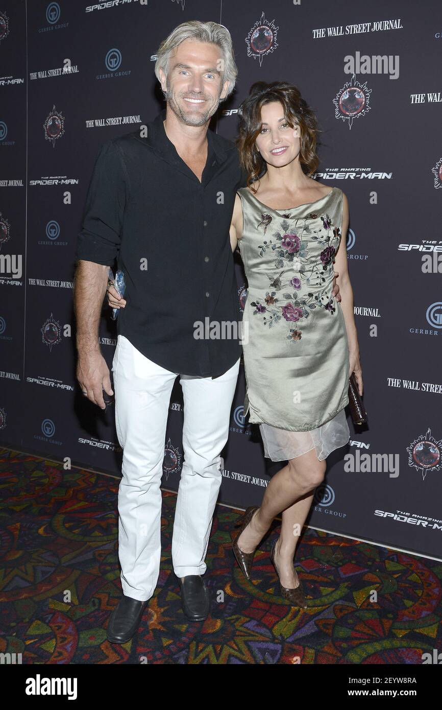 28 June 2012 - New York - (L-R) Bobby Dekeyser and actress Gina Gershon ...