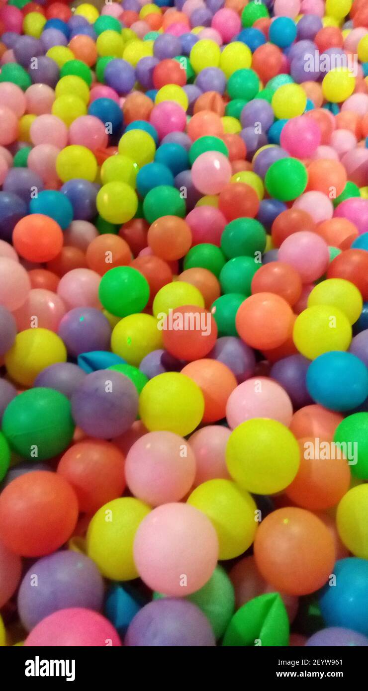Closeup shot plastic balls hi-res stock photography and images - Alamy