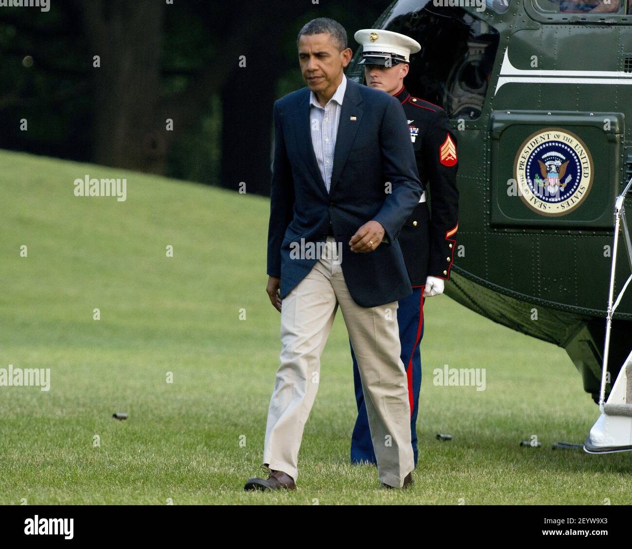 29 June 2012 - Washington, DC - President Barack Obama arrives on the ...