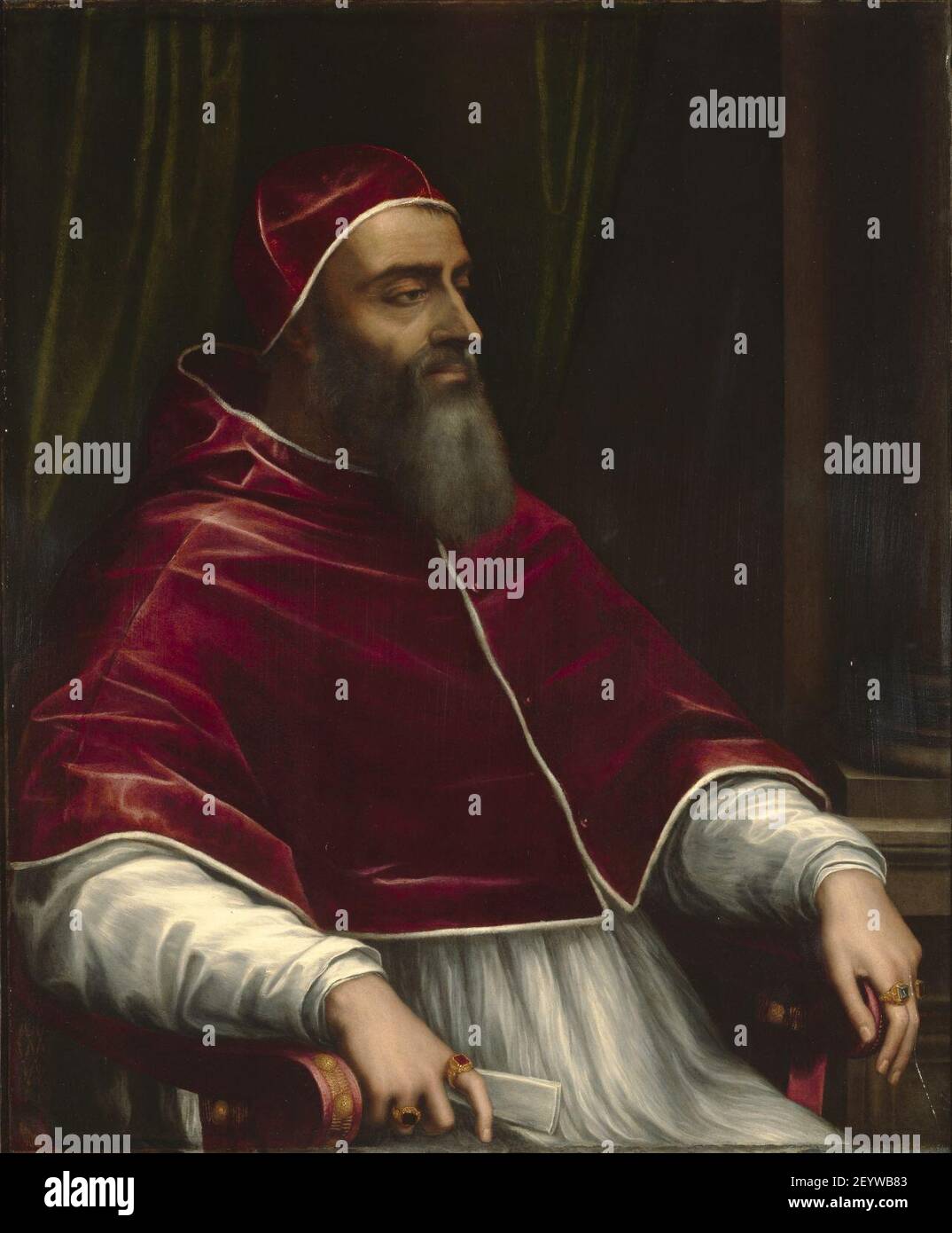 El papa Clemente VII, por Sebastiano del Piombo Stock Photo - Alamy