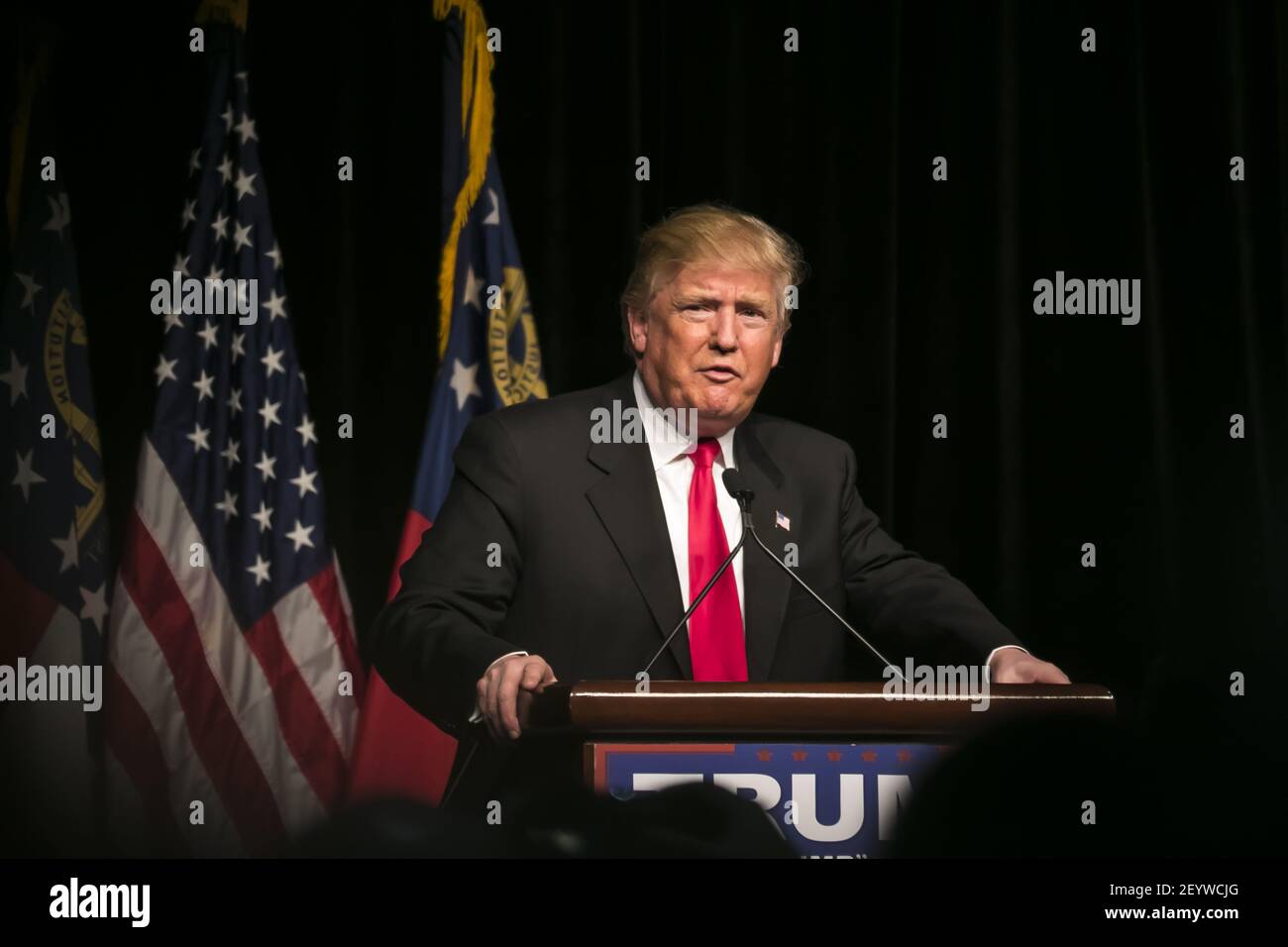 Donald Trump Podium High Resolution Stock Photography and Images - Alamy