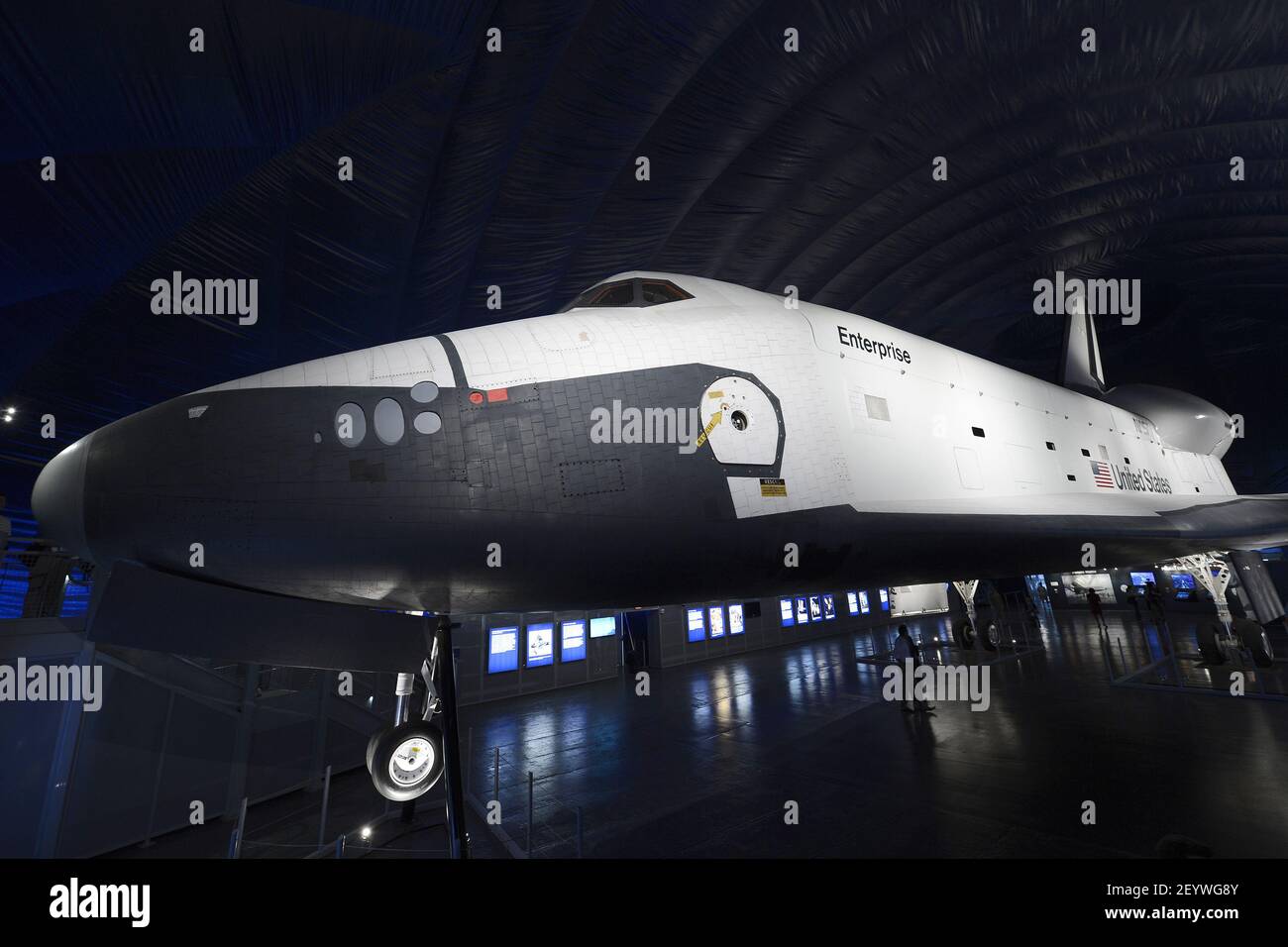 18 July 2012 - New York - The Space Shuttle Enterprise is seen at a ...