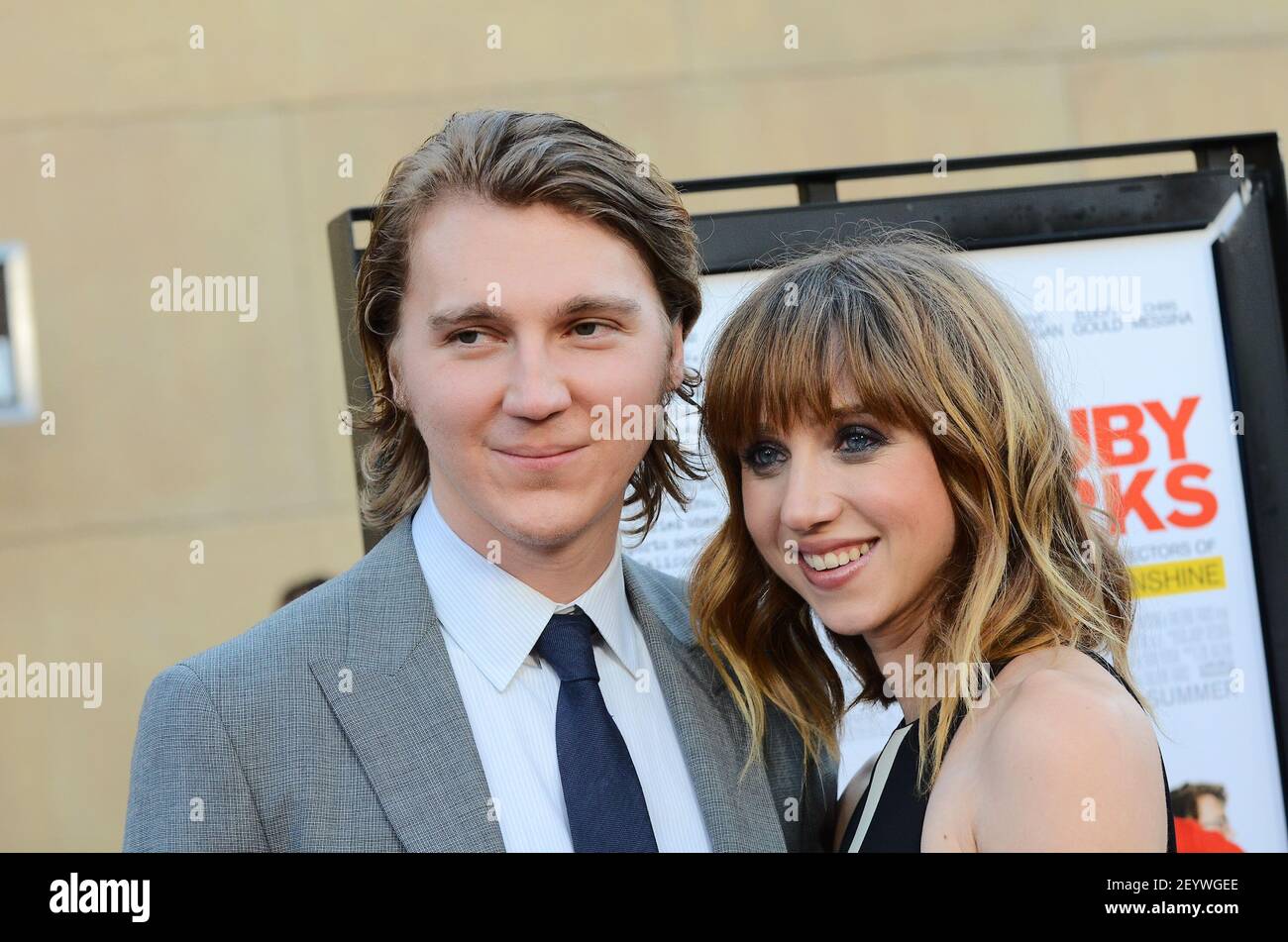 Paul Dano and Zoe Kazan. 19 July 2012, Hollywood, California. 'Ruby ...