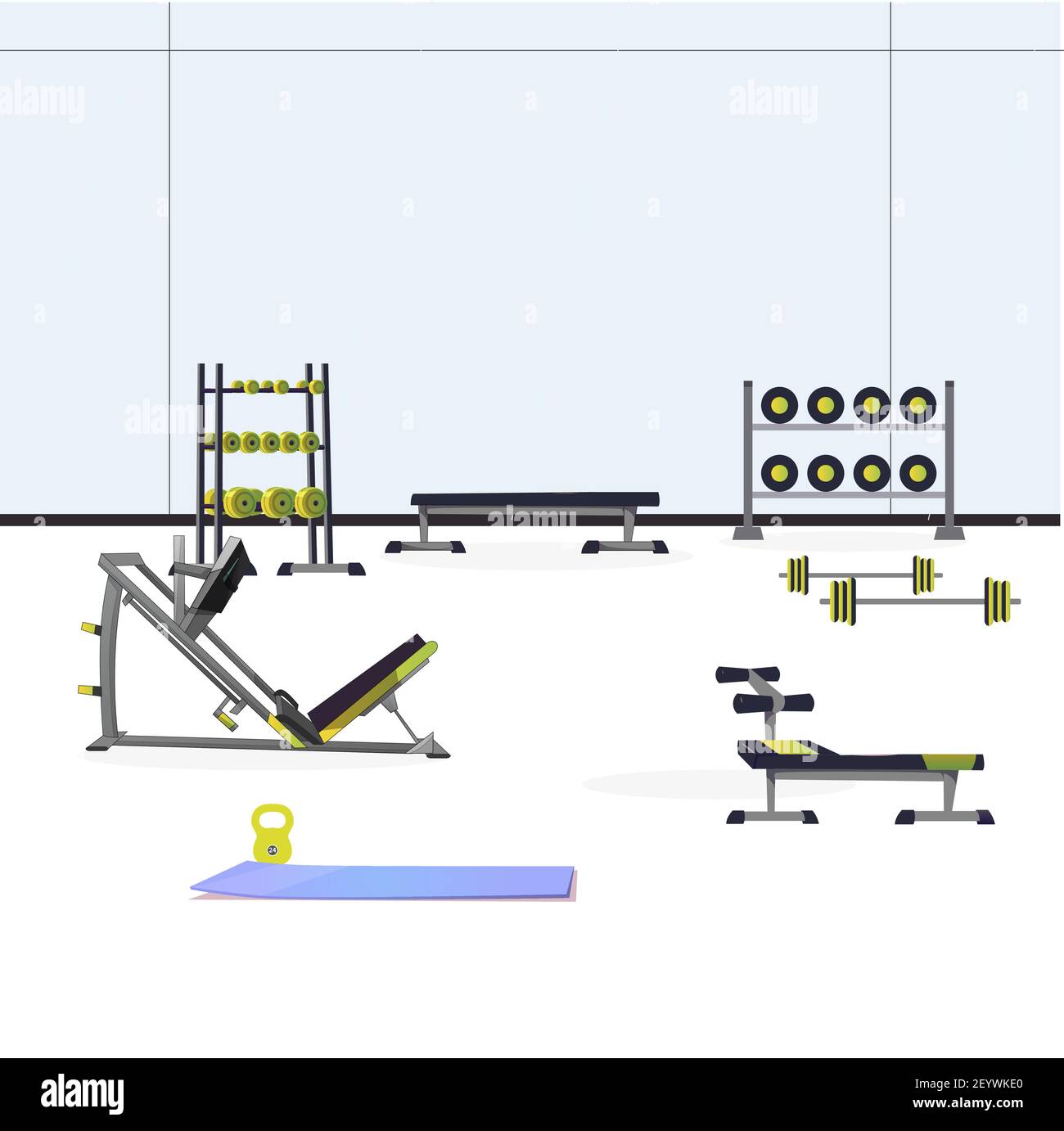 Wellness lifestyle interior Cut Out Stock Images & Pictures - Alamy