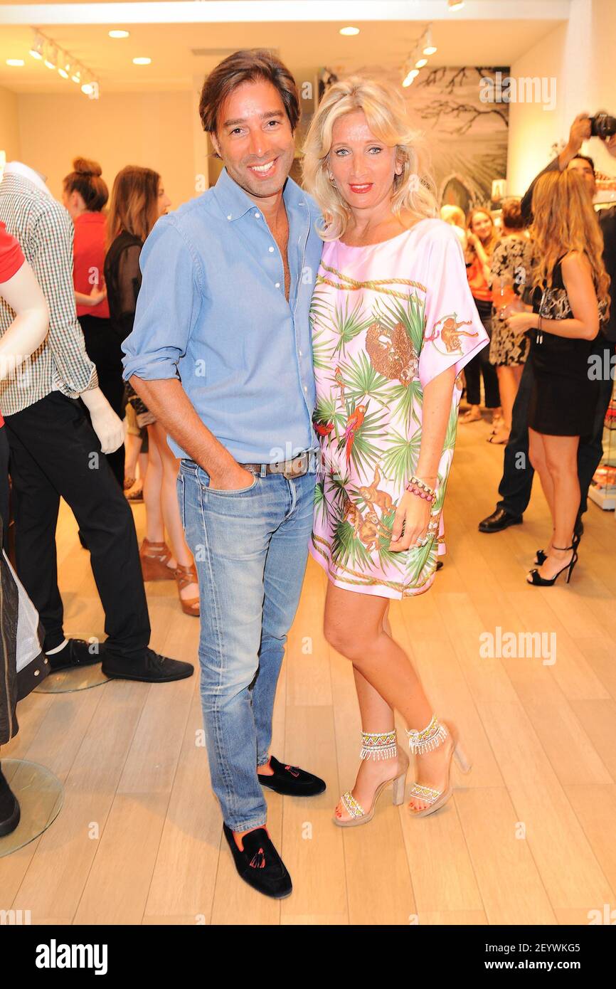 Sophie Albou and husband Frank Mechaly. 25 July 2012, Los Angeles ...