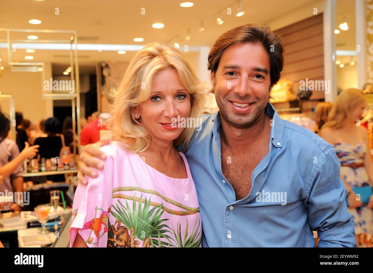 Sophie Albou and husband Frank Mechaly. 25 July 2012, Los Angeles ...