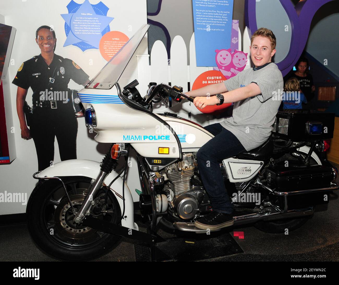 28 July 2012 - Miami, Florida - Reed Alexander visits the MiChiMu's ...