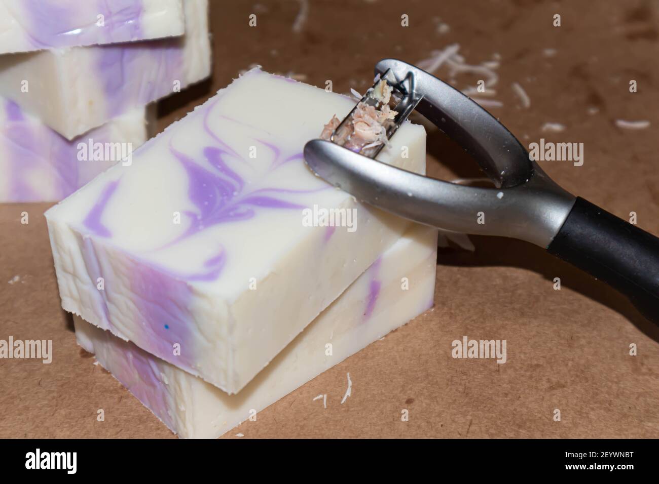 Soap making process hi-res stock photography and images - Alamy