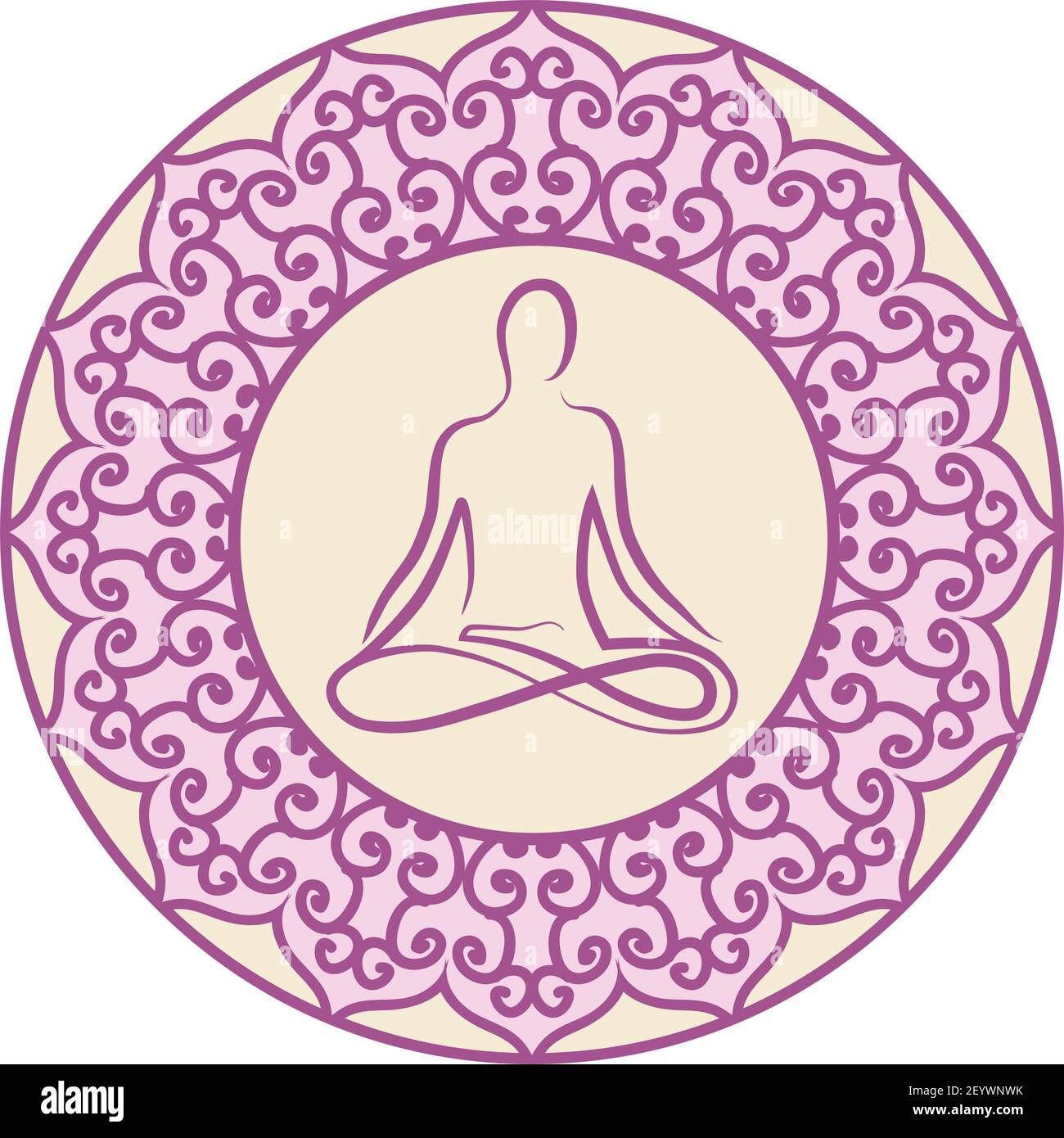 Yoga mandala hi-res stock photography and images - Alamy